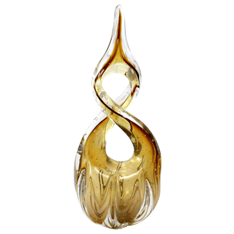 Escultura Murano Infinity G Escultura Murano Infinity Ambar